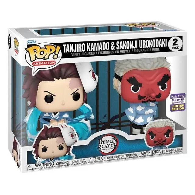 FUNKO POP! DEMON Slayer - Tanjiro Kamado & Sakonji Urokodaki (SDCC 2er ... FUNKO POP! DEMON Slayer - Tanjiro Kamado & Sakonji Urokodaki (SDCC 2er ...