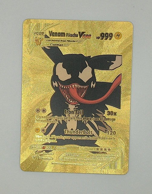 PIKACHU POKEMON VENOM Spiderman Pika Carte Card Prism Manga Dc Marvel ...