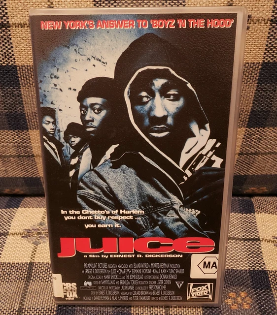 JUICE VHS 1991 Tupac Shakur 2Pac Omar Epps $40.00 - PicClick AU