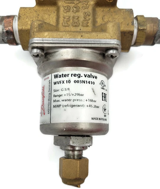 DANFOSS PRESSURE OPERATED Water Valve, Wvfx 10, 15.00 Bar - 29.00 Bar ...