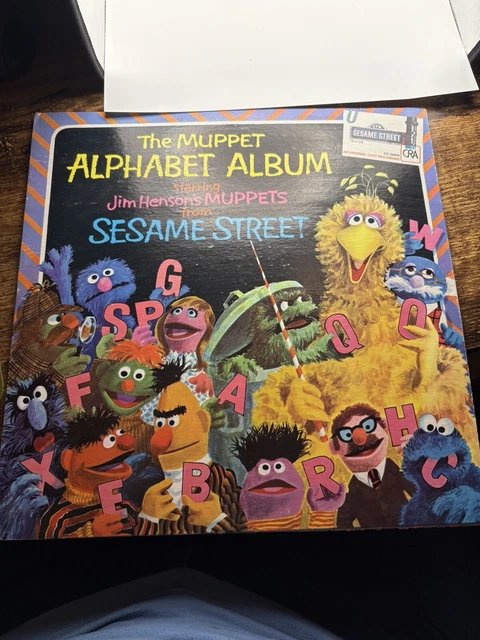 SESAME STREET THE Muppet Alphabet Album 1971 LP Children's Gatefold ...