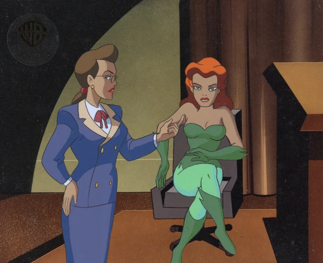 BATMAN ANIMATED SERIES-ORIGINAL Production Cel-Van Dorn/Poison Ivy ...