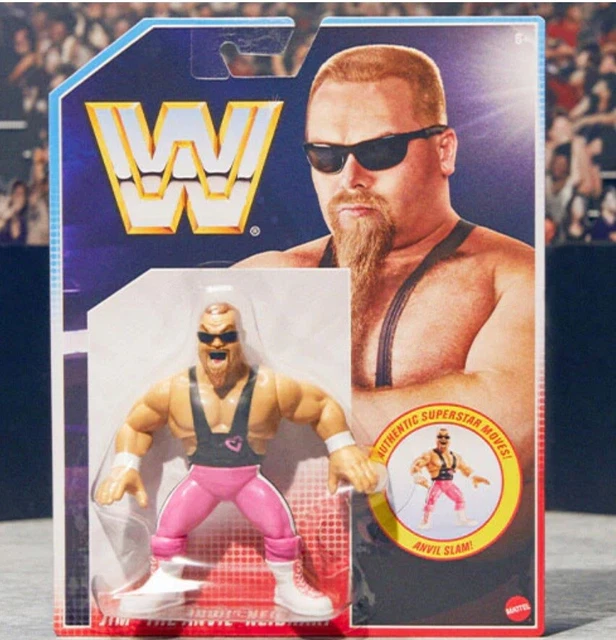 WWE THE Anvil Retro Wrestling Figure Moc Mattel Hasbro WWF Wave £19.80 - PicClick UK
