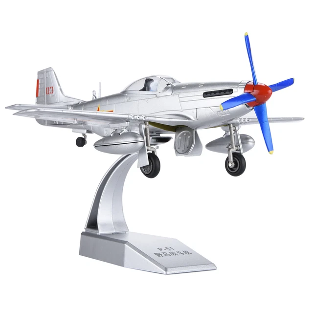 1:48 P51 P-51 Fighter Alloy Aircraft Model Military Airplane Souvenir Display EUR 57,28 ...