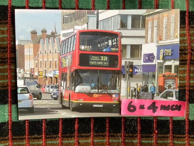 LONDON BUS PHOTO B/W. London Central PVL346 (NX) PF52WPW Route 321 ...