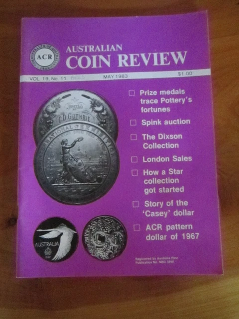 MAGAZINE AUSTRALIAN COIN Review May 1983 Vol. 19 No. 11 *Great* Must ...