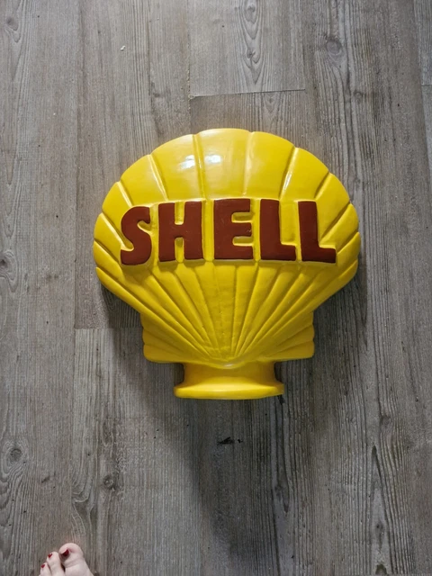 SHELL PETROL PUMP Globe Vintage/replica/retro/fibreglass £45.00 ...