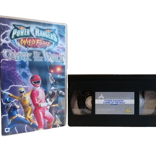 POWER RANGERS VHS Wild Force Curse Of The Wolf VHS Tape Cassette £4.99 ...