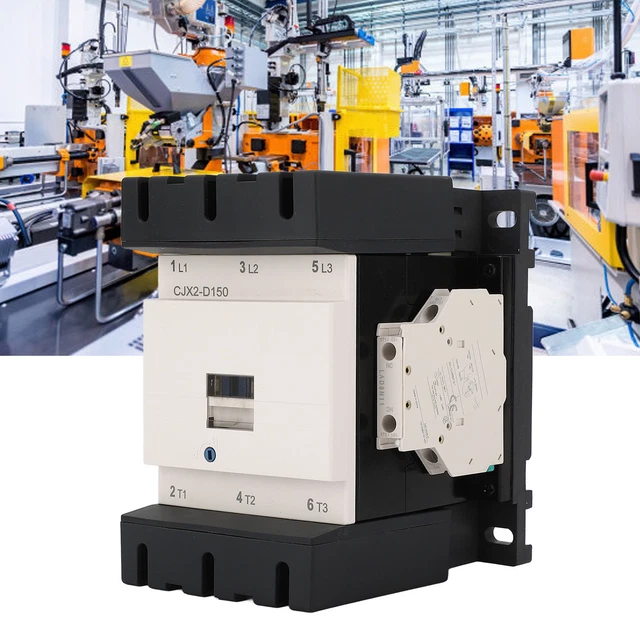 3 PHASE CONTACTOR 220V 150A 50/60Hz 3P AC Contactor Strong Conductivity ...