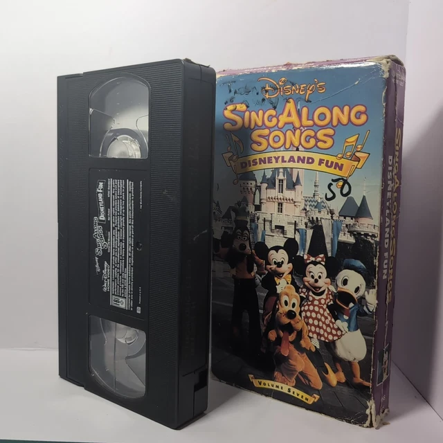 Disneys Sing Along Songs Disneyland Fun Its A Small World Vhs 1993