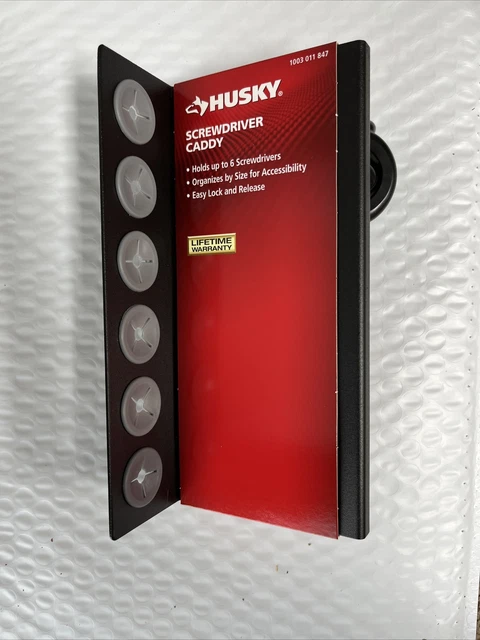 HUSKY SCREWDRIVER CADDY for Garage Slat Wall and Track Systems $13.80 ...