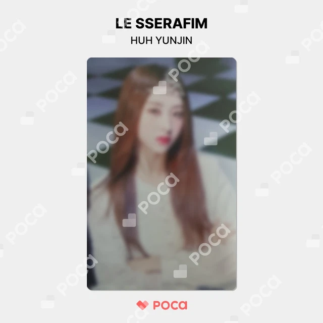 [LE SSERAFIM HUH YUNJIN] FEARLESS (Ver.) UNIVERSAL Benefit Photocard EUR 7,39 - PicClick FR
