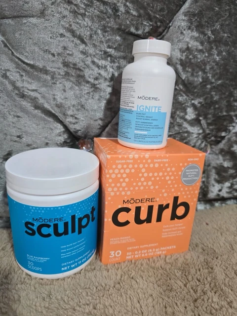 MODERE INCHLOSS PACK Curb , Sculpt (Amino Acids) , Ignite £207.68 ...