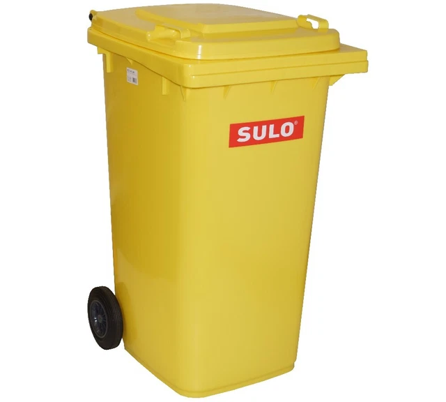 SULO MÜLLTONNE 240 l groß gelb Müllgroßbehälter Abfalltonne ...