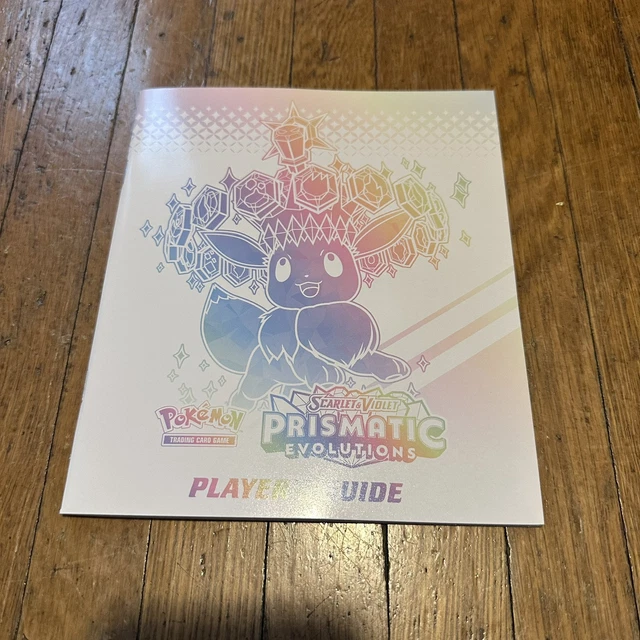 POKÉMON PRISMATIC EVOLUTIONS ETB Player’s Guide Booklet $11.00 ...