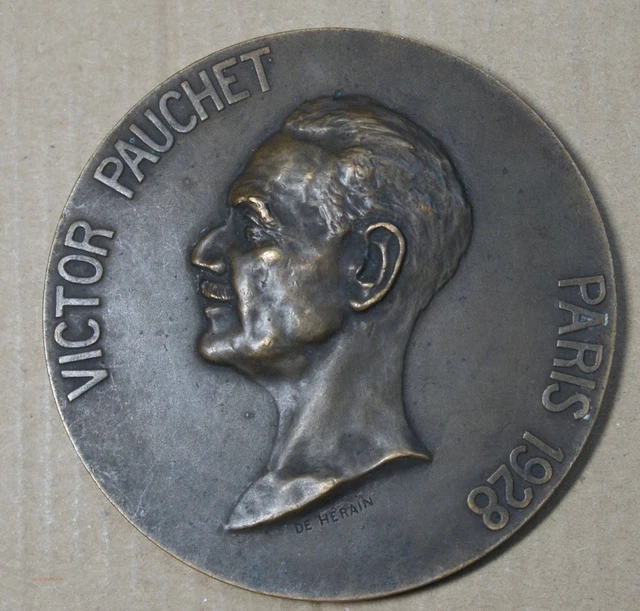 MÉDAILLE VICTOR PAUCHET PARIS 1928, lartdesgents.fr (FR1) P1358/4 EUR ...