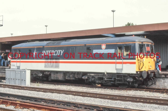 UK RAILWAY PHOTOGRAPH Of Class 73 Locomotive 73202. Rm73-518 £1.70 ...