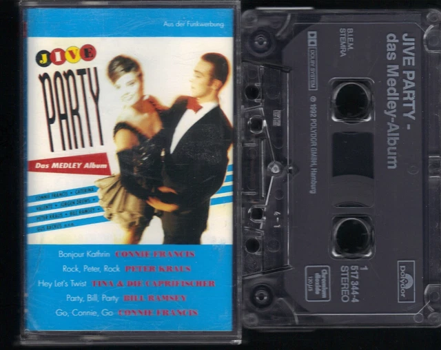 JIVE PARTY MEDLEY Album Connie Francis Peter Kraus Jürgen Drews MC ...