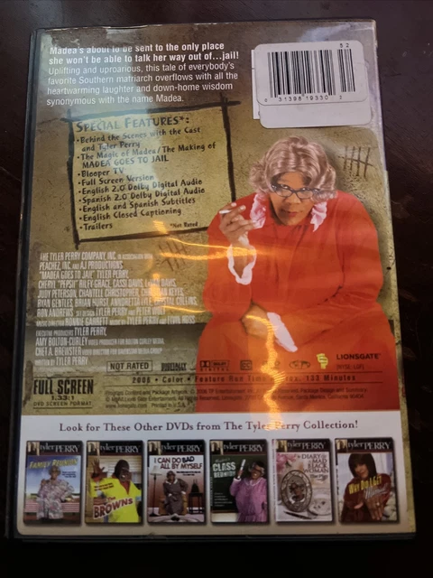 COLLECTION TYLER PERRY : Madea va en prison (DVD, 2005) EUR 7,41 ...