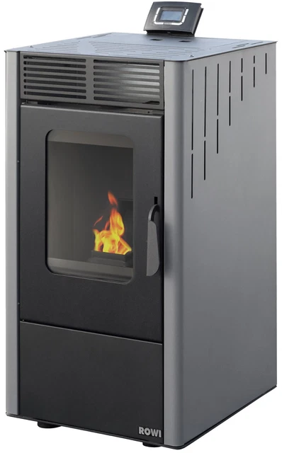 ROWI PELLETOFEN COMODO 6 kW - HPO 6/3 COMODO anthrazit EUR 1.289,00 ...