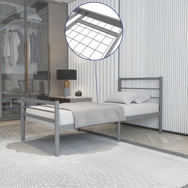 [USED] CHESTER STRONG Mesh Base Metal Platform Bed Frame 3ft Single ...