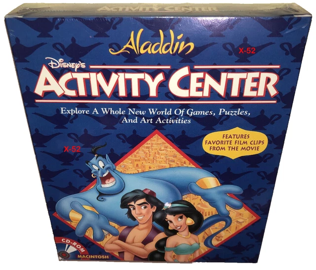 ALADDIN CD ROM Disneys Activity Center BRAND NEW IN BOX Genie Jasmine ...