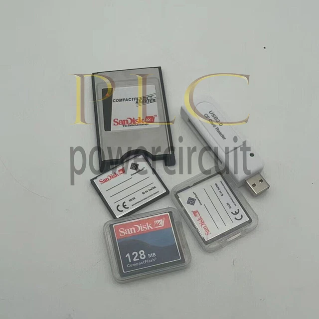 128MB/256/512/1G/2G CNC CF Compact Flash Karte + CF-PCMCIA Adapter ...