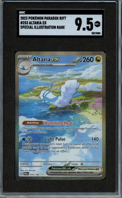 2023 POKEMON PARADOX Rift Altaria EX Special Illustration Rare SGC 9.5 ...