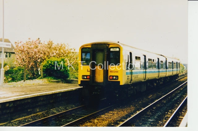 RAILWAY PHOTO CLASS 150 150244 @ Valley 7/5/88 9:51 Hull - Holyhead £1. ...