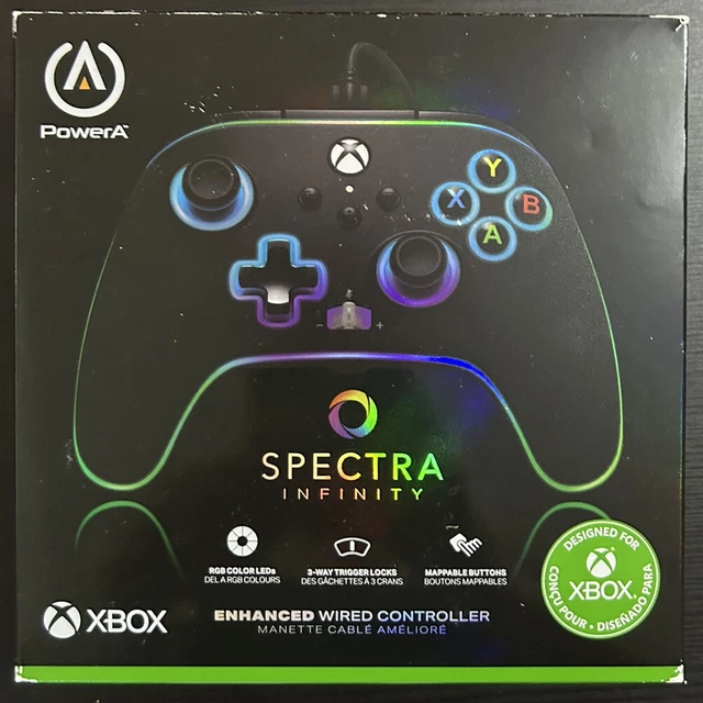 CONTROLLER CABLATO USB avanzato PowerA Spectra Infinity RGB RGB nero ...