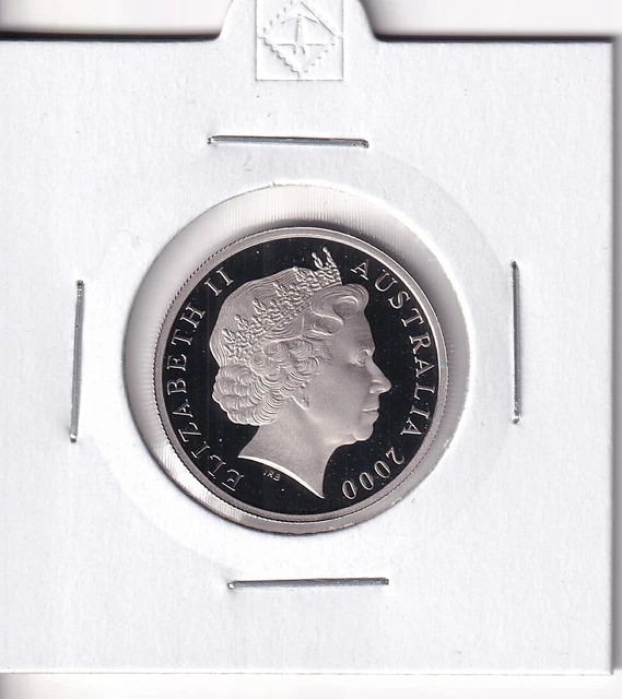 AUSTRALIAN PROOF: 2000 10 Cent Coin In 2X2 Holder ,... EUR 9,15 ...