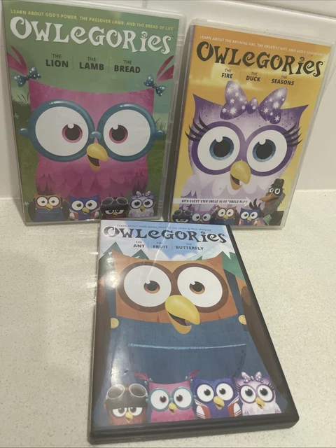 OWLEGORIES DVD - Rare - Owls - Volumes 2 ,3 ,5 Fast Post Reg 1 & 4 NTSC ...