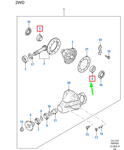 Ford Ranger Rear Diff Bearings FOR SALE! - PicClick UK