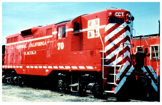 CENTRAL CALI TRACTION CCT Railroad Line Engine 70 Train 4"x6" Original ...