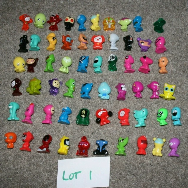 LOT 1 GOGOS CRAZY BONES vintage x 60 figures as photos bulk lot rare ...