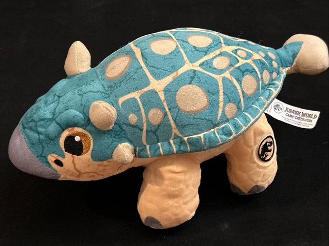 JURASSIC WORLD CAMP CRETACEOUS Bumpy Dinosaur Ankylosaurus Plush Toy ...