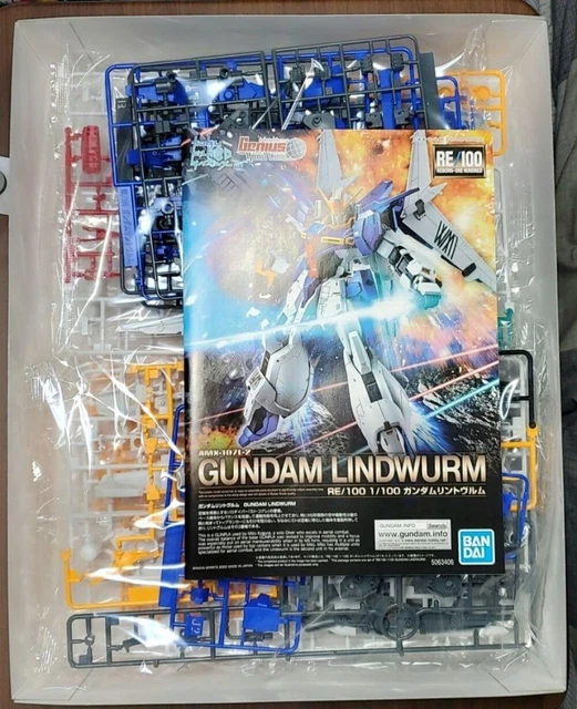 RE/100 1/100 GUNDAM Lindwurm AMX-107L-2 Premium Bandai Plastic Model ...