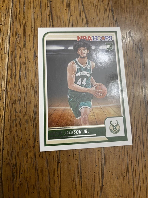 2023-24 PANINI NBA Hoops Andre Jackson Jr. Rookie RC Milwaukee Bucks ...