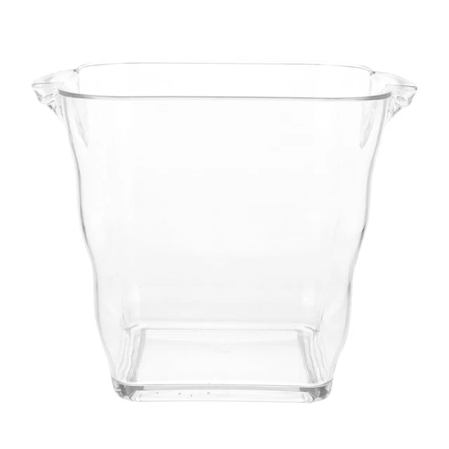 ACRYLIC WINE BARREL Clear Tub Bucket Portable Bath Ice Cubes £35.68 ...