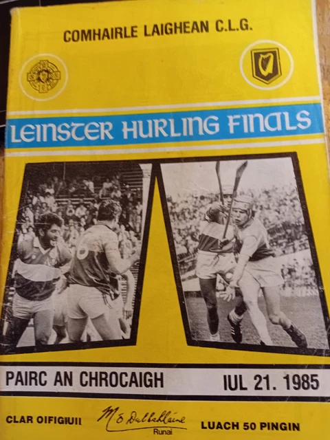 GAA LEINSTER HURLING Finals 1985 Senior U21 Minor Laois Offaly ...