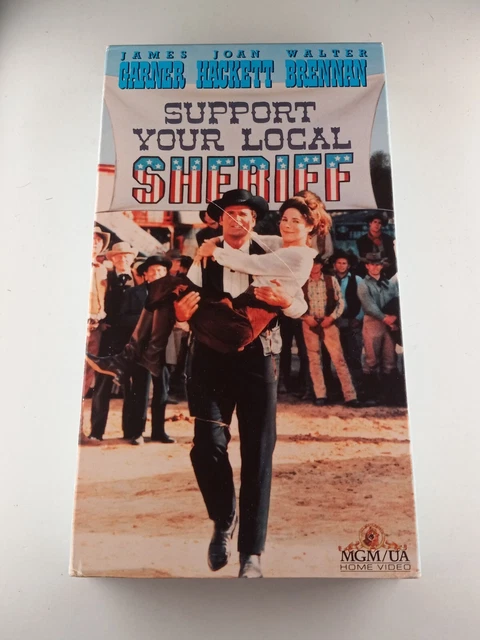 SUPPORT YOUR LOCAL Sheriff (VHS) 1969 James Garner, Joan Hackett TESTED ...