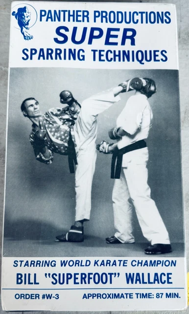 PANTHER PROD SUPER Sparring Techniques Vhs Bill Wallace Brand New ...