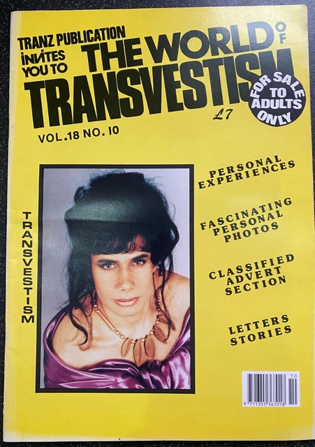 THE WORLD OF Transvestism vintage magazine. VOL.18 No.10 +Actual ...