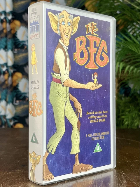 THE BFG VHS CASSETTE Video Tape 1990 David Jason Cosgrove Hall ...