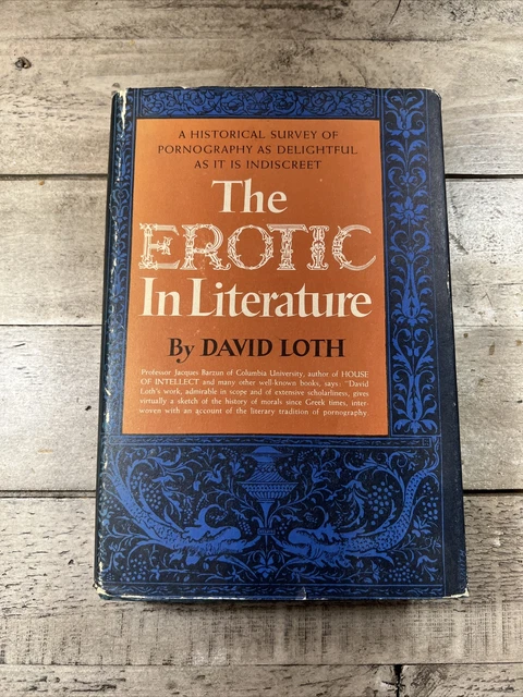 1961 ANTIQUE HUMAN Sexuality History "The Erotic In Literature" David ...
