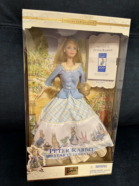 BARBIE PETER RABBIT 100 Year Celebration Collector Edition RARE MINT ...