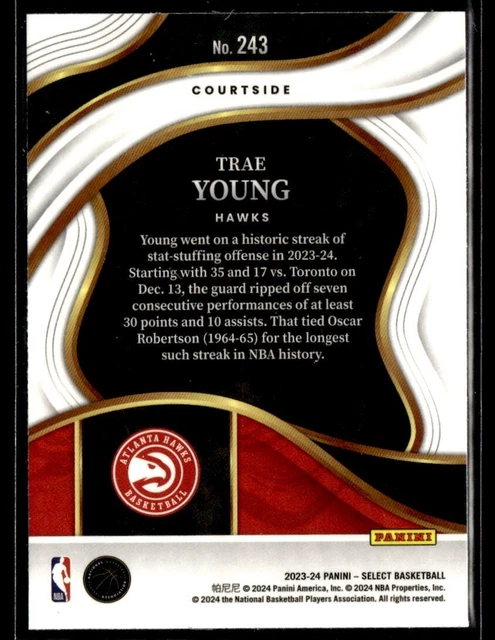 2023-24 PANINI SELECT Retail Trae Young Concourse #243 Atlanta Hawks EUR 2,26 - PicClick IT