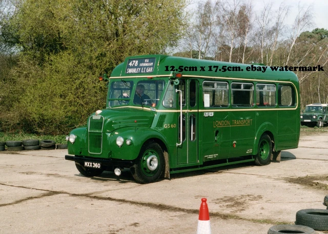 BUS PHOTO: GUY Special. GS60. MXX 360 in green London Transport colours ...