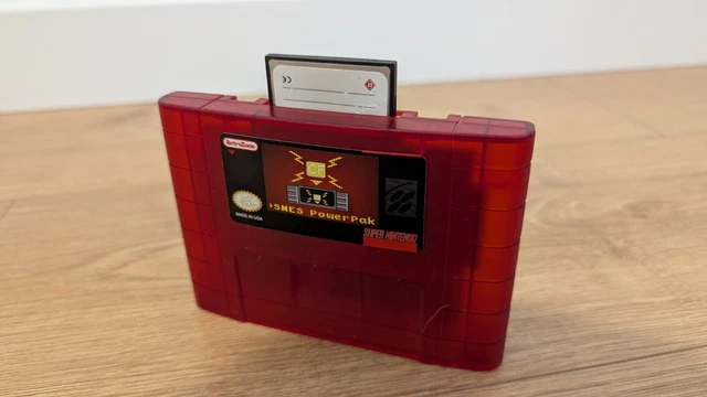 SNES POWERPAK BY RetroZone (Rare & Discontinued) + 4GB CF Card EUR 200 ...