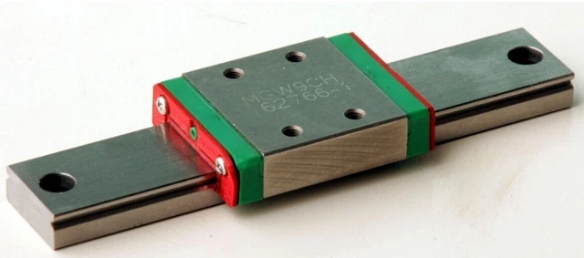 CARRELLO GUIDA LINEARE, guida profilata, l = 100 mm, CNC HIWIN MGW9CH 1 ...